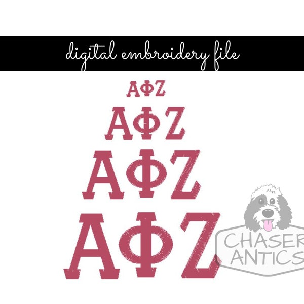 Embroidery Greek Alphabet Flowers - Etsy