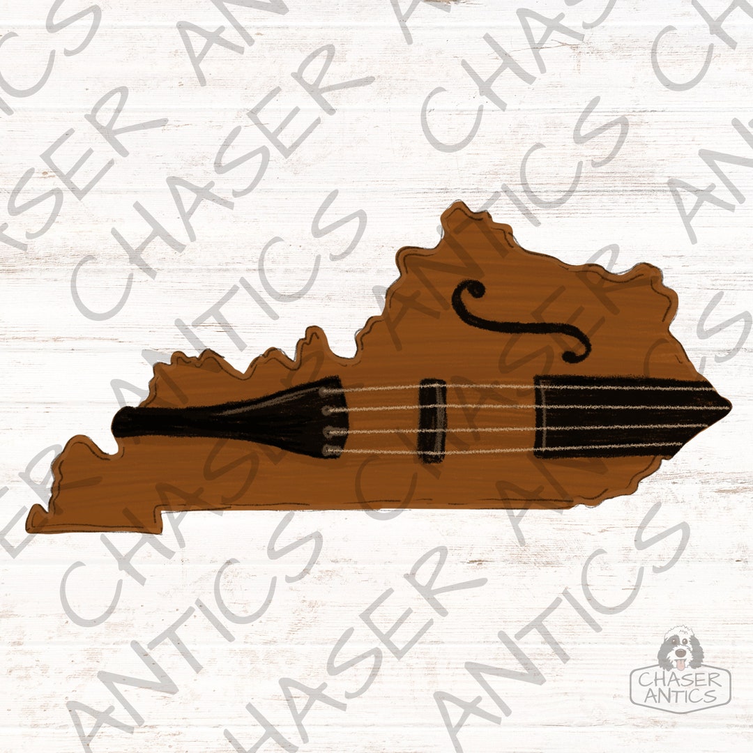 Kentucky Bluegrass Fiddle Violin Design Sublimation - Etsy