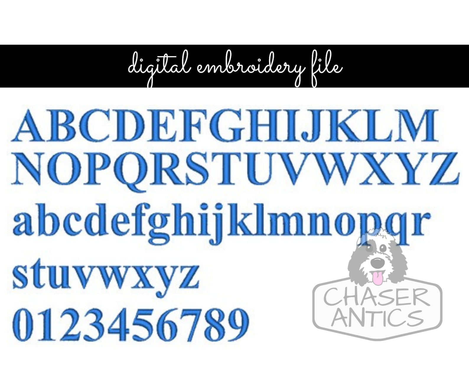 Times New Roman Block Monogram Embroidery Font Design PES DST - Etsy UK