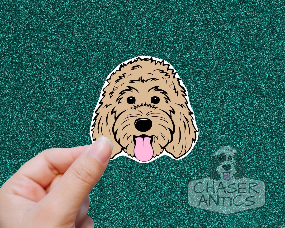Labradoodle Doodle Sticker 2 Inches - Etsy