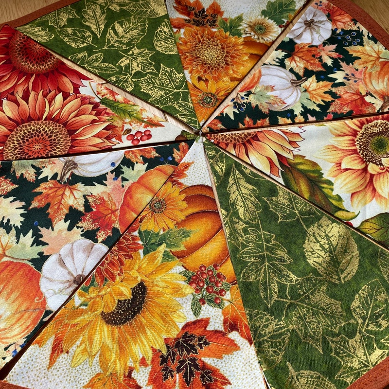 Autumn Bunting - Etsy