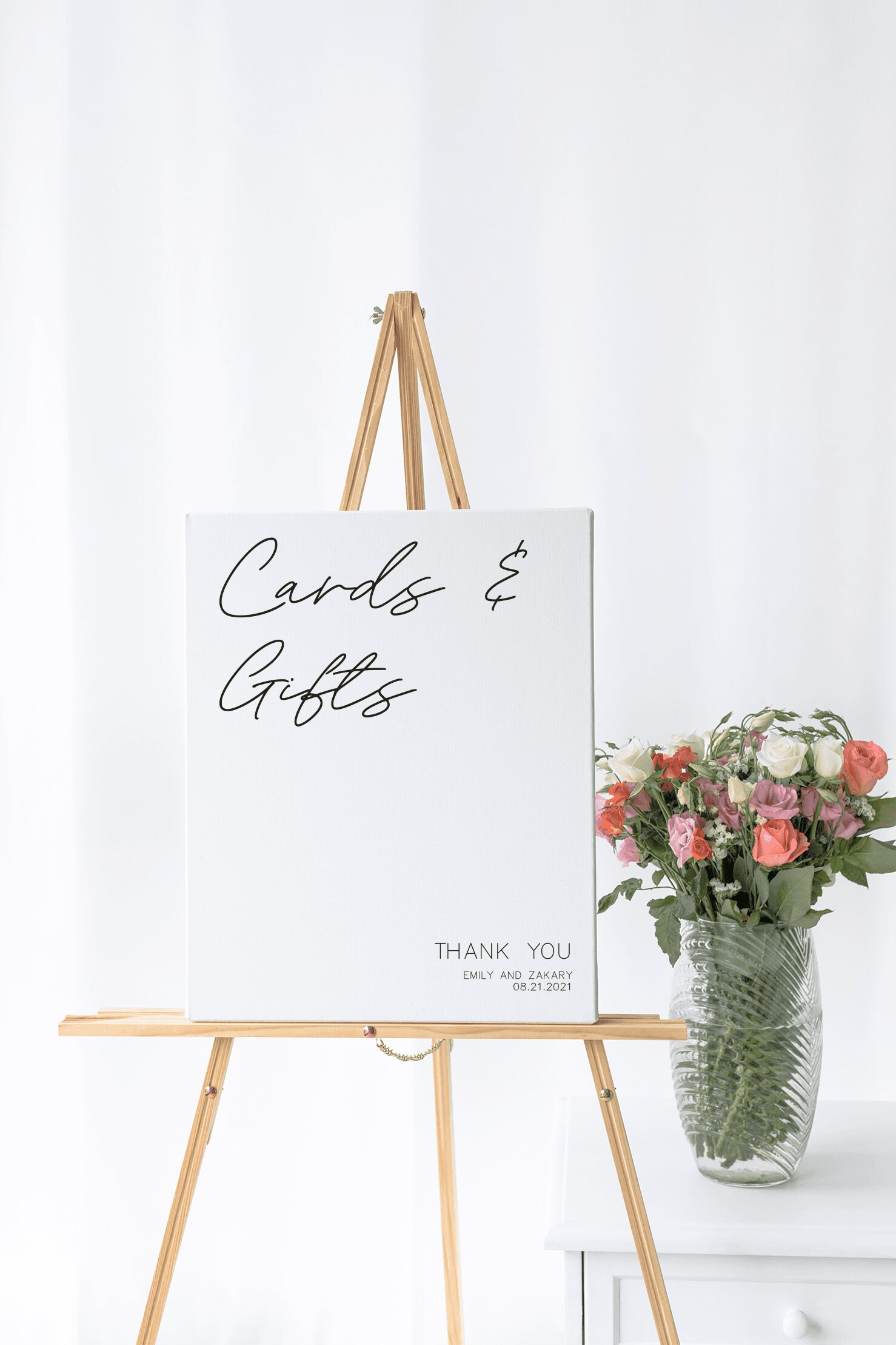 Cards and Gifts Sign, Thank You Sign, Wedding Signs, Gift Table Sign ...