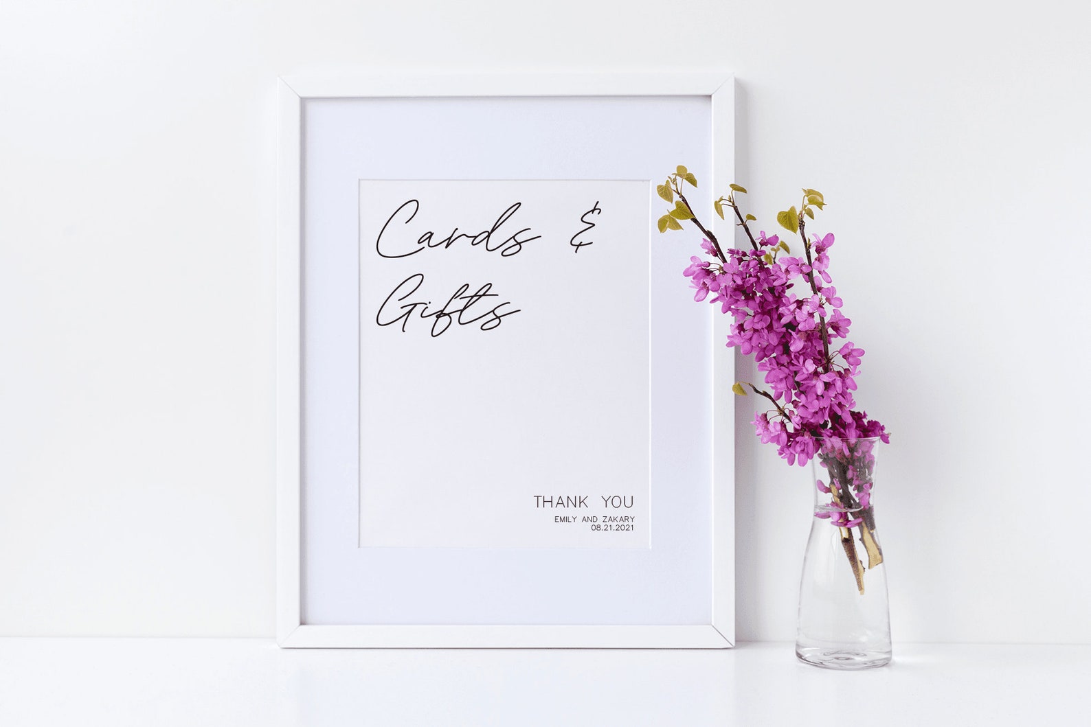 Cards and Gifts Sign, Thank You Sign, Wedding Signs, Gift Table Sign ...