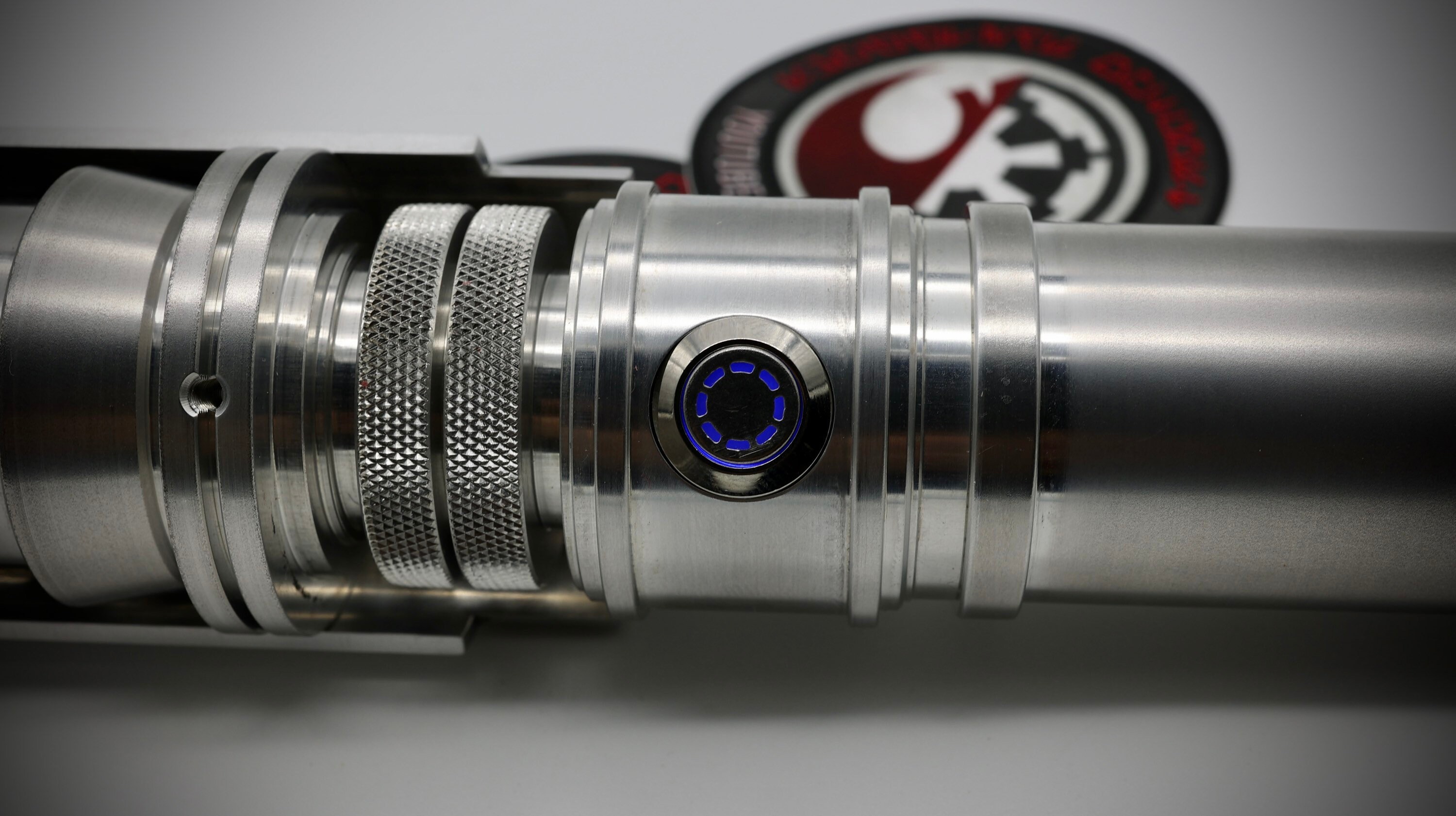 12mm Cog LED Switch (silver) - (various LED Colors Available) - Lit ...