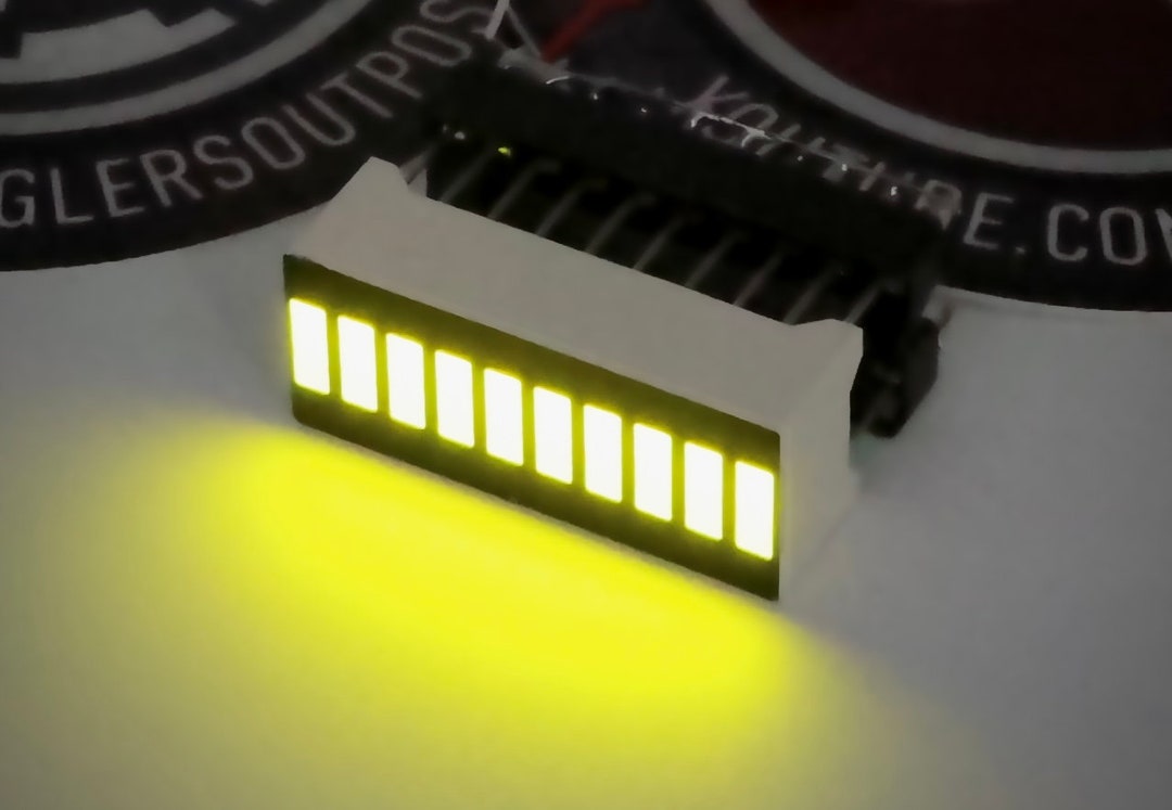 10-LED Segment Bar Graph - Lime Green - Etsy