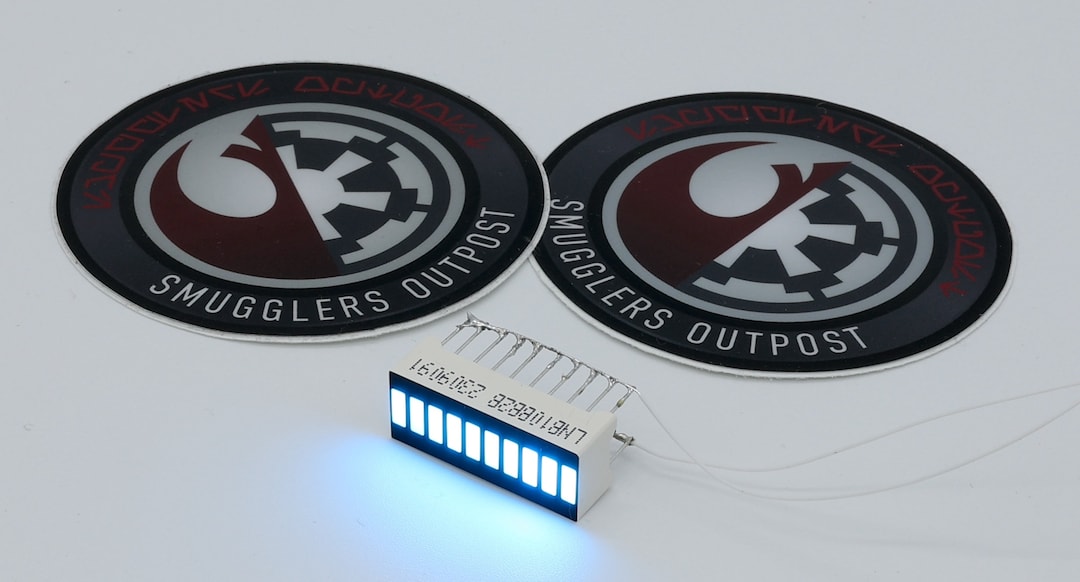 10-LED Segment Bar Graph - Blue - Etsy