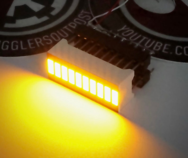 10-LED Segment Bar Graph - Yellow - Etsy