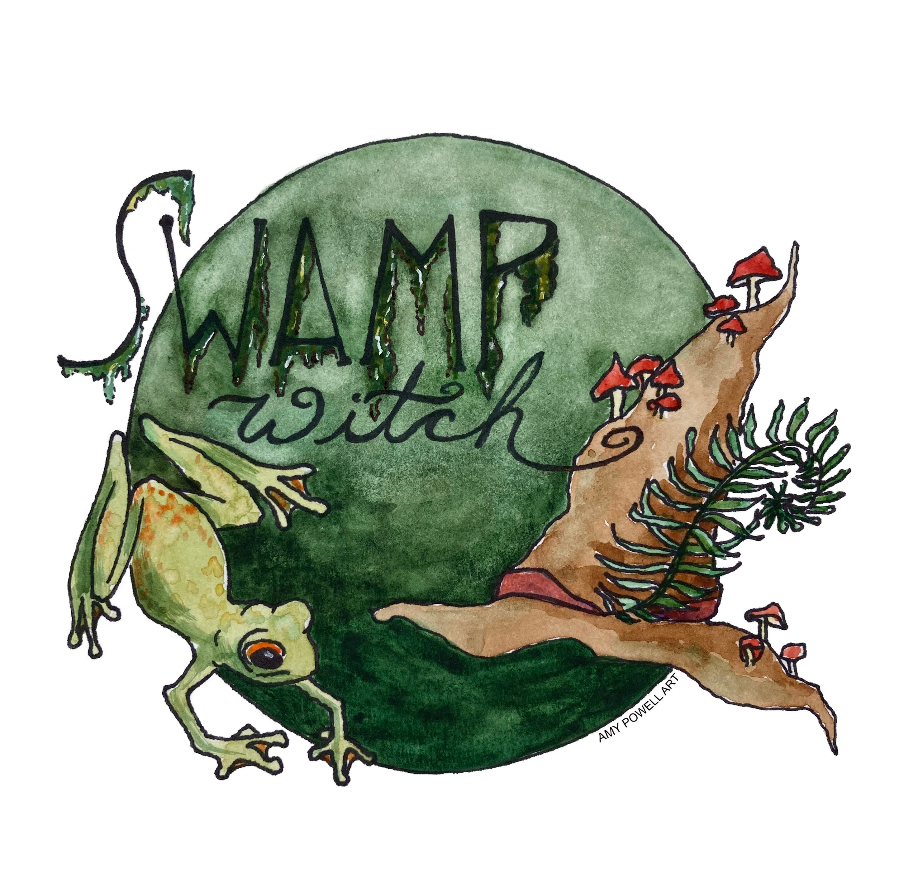 Swamp Witch Sticker - Witch's Path - Vinyl Die Cut Decal - Magnet ...