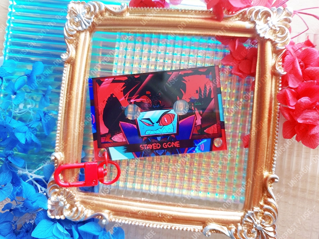 Hazbin Hotel Stayed Gone Loser Baby Casette Tape Keychain - Etsy