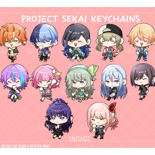 Project Sekai / Vocaloid Double Sided Keychains - Etsy