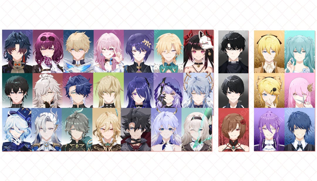 Honkai Star Rail, Genshin Impact, ORV, Virtual Singers Photocard A6 Prints - Etsy