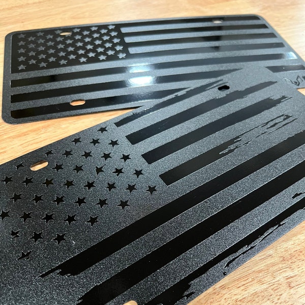 Gloss Black License Plate Frame - Etsy