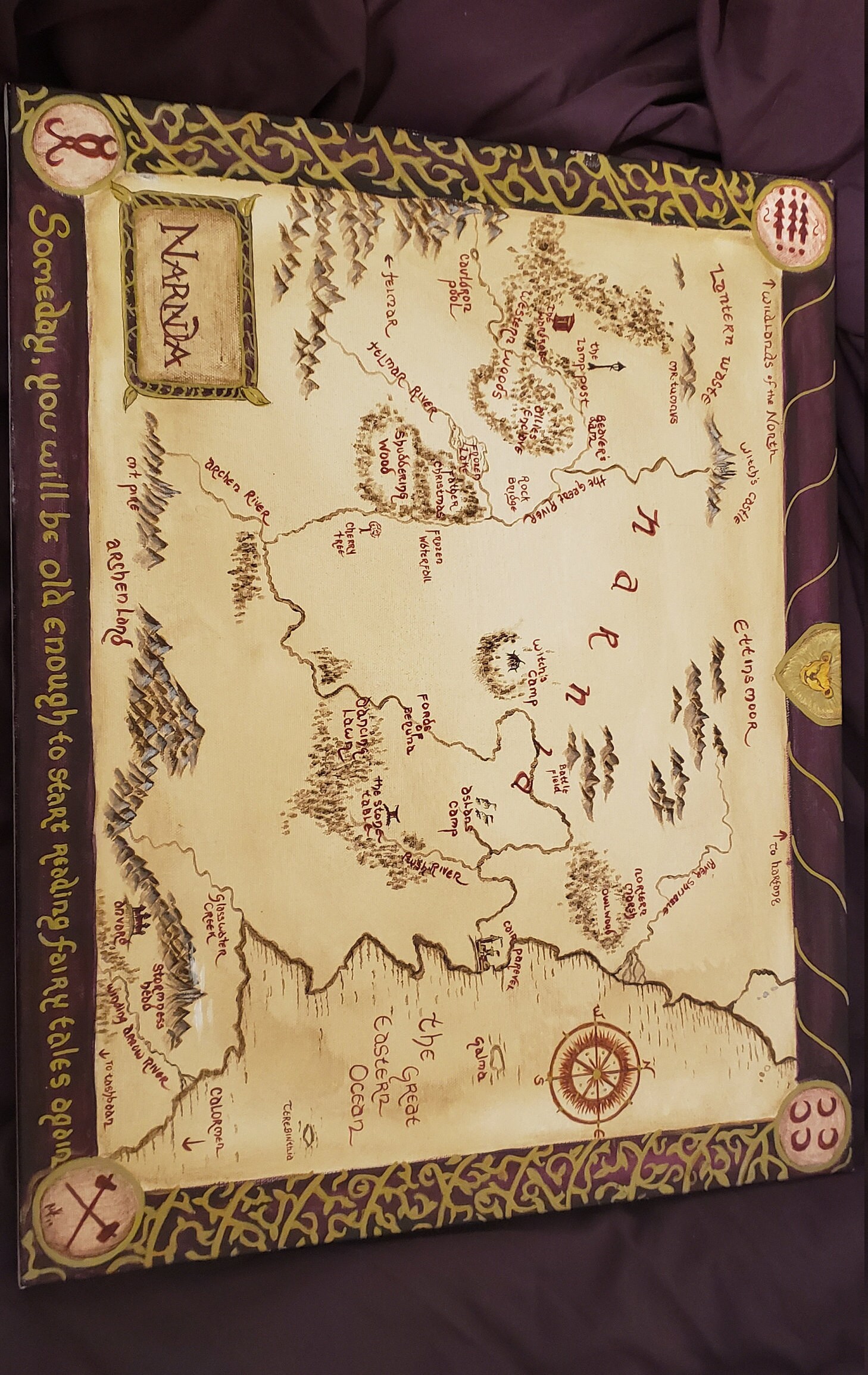 Map of Narnia - Etsy
