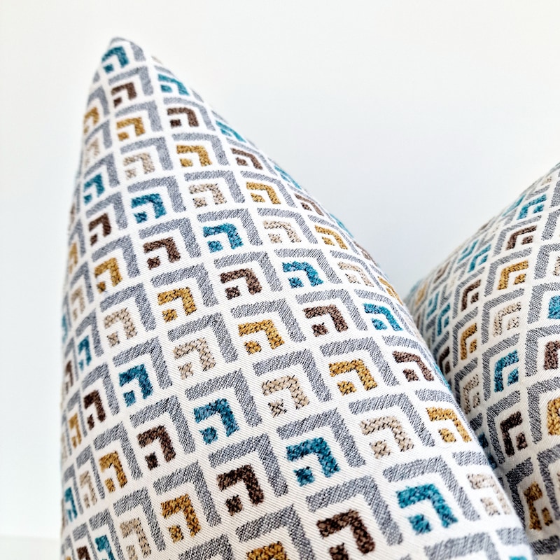 Geometric Pillows - Etsy