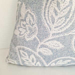 Spa Blue Textured Pillow Cover Coastal Pillow Light Blue Pillow ...