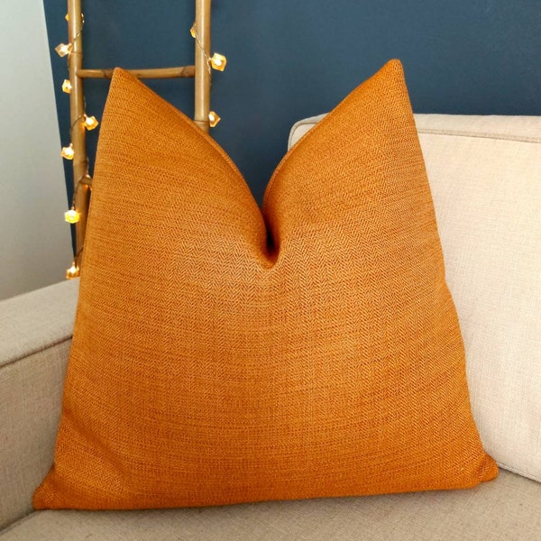 Burnt Orange Pillow - Etsy