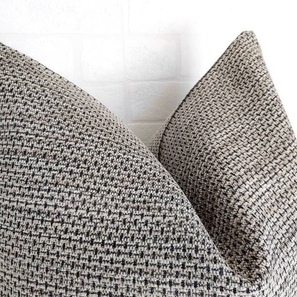 White Textured Pillow - Etsy