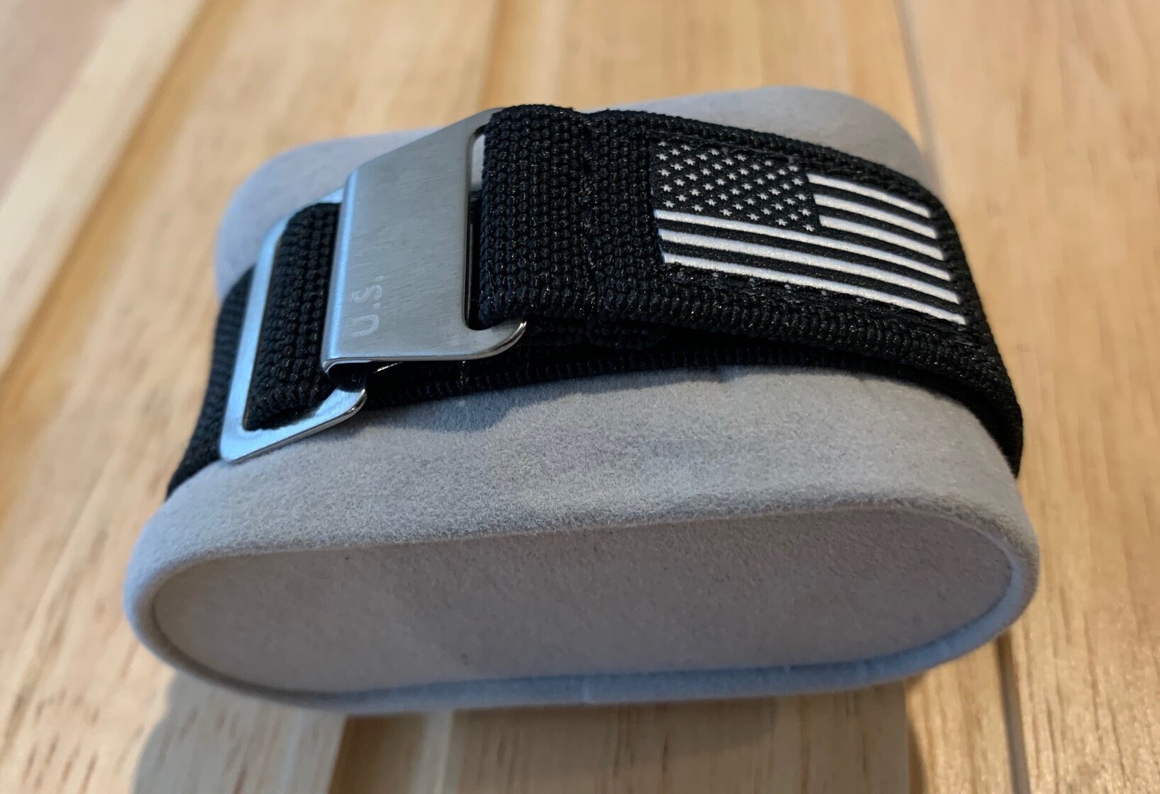 US Military / Marine Nationale Nylon Watch Strap / Stainless Steel ...