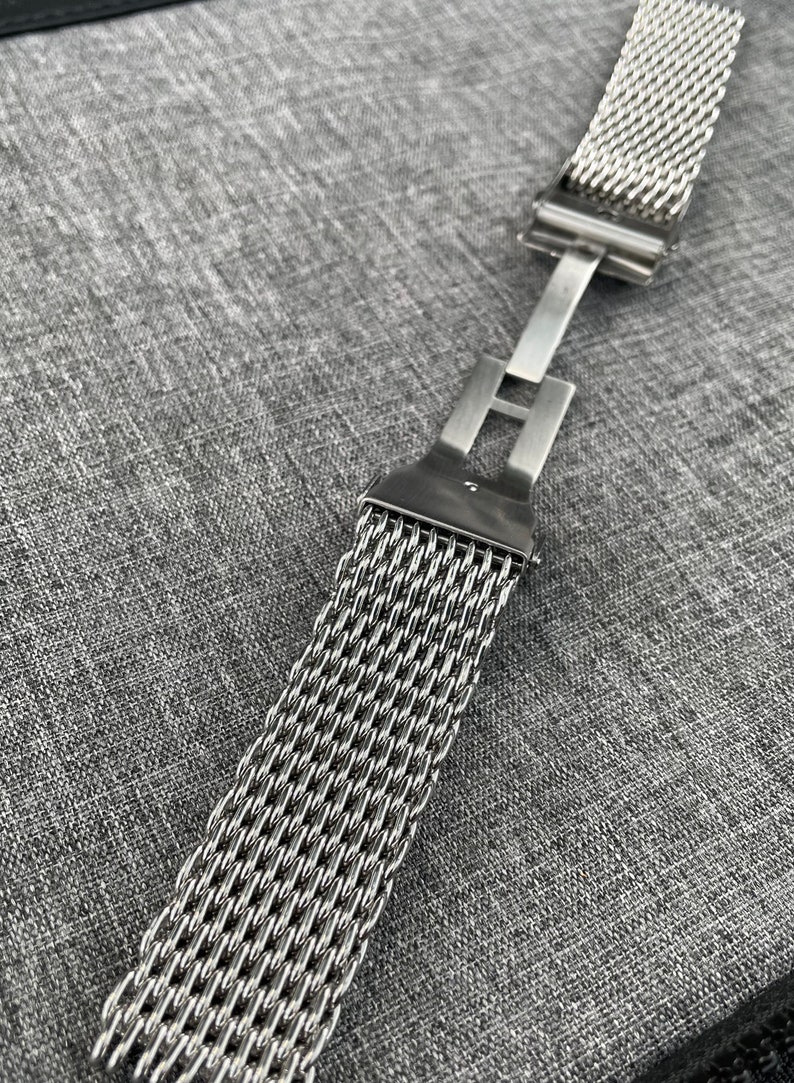 Premium 316L Stainless Steel Shark Mesh Watch Bracelet Strap - Etsy