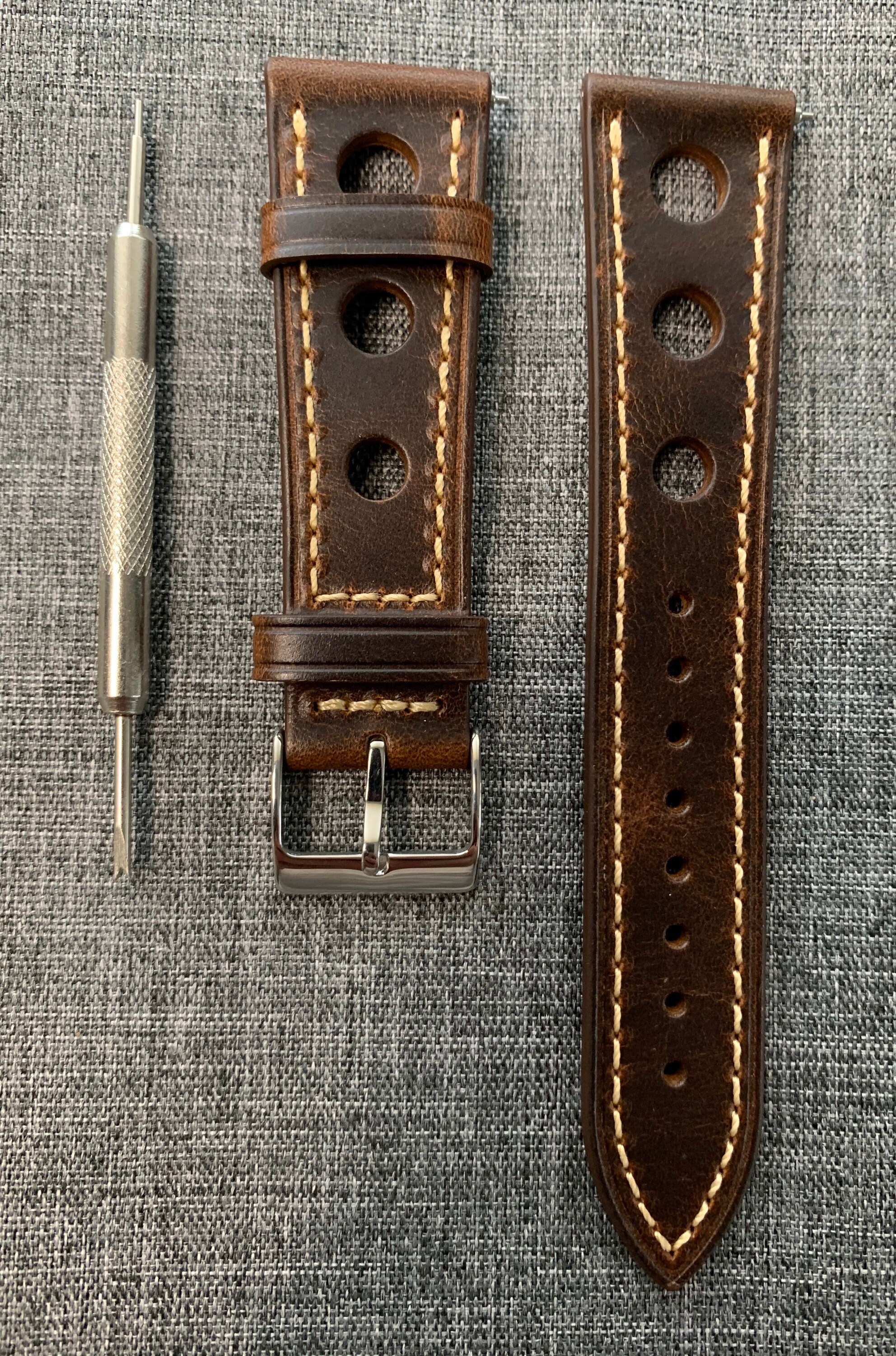 Premium Italian Oiled Leather / Vintage Rally Style Watch - Etsy Australia