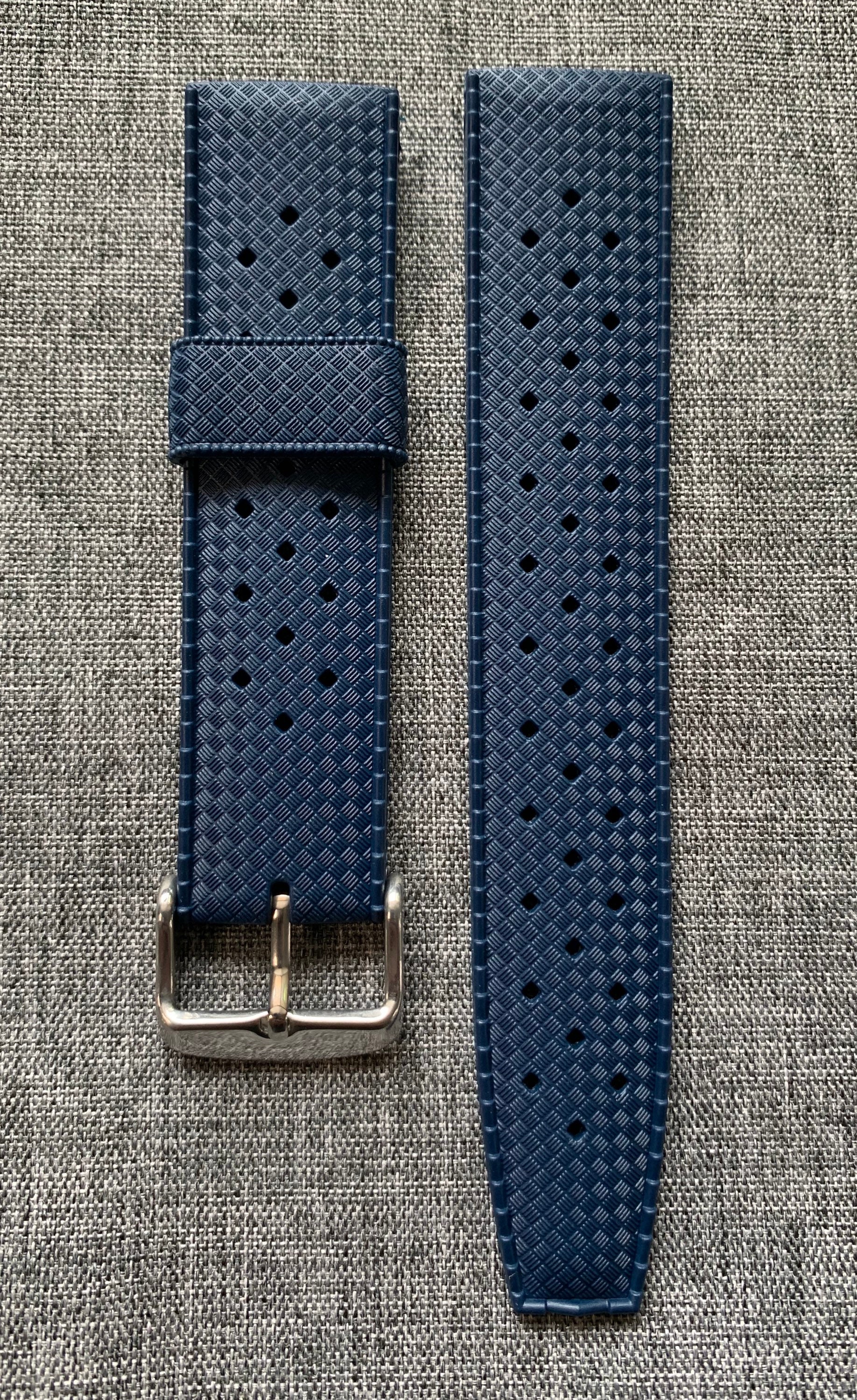 Premium Tropic Watch Strap / Soft Silicone / Deep Blue / | Etsy