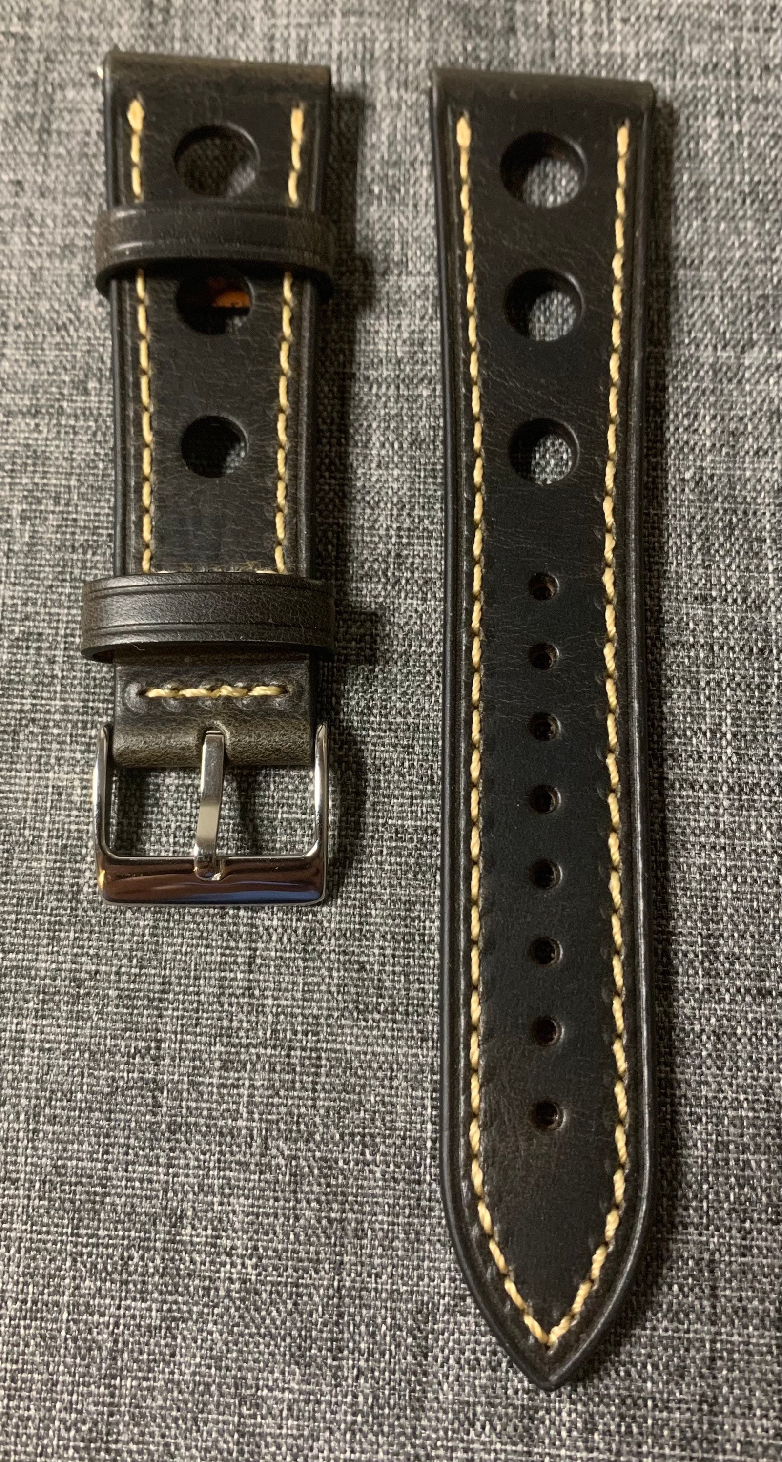 Premium Italian Oiled Leather / Vintage Rally Style Watch - Etsy