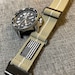 US Military / Marine Nationale Nylon Watch Strap / PVD Black Steel ...