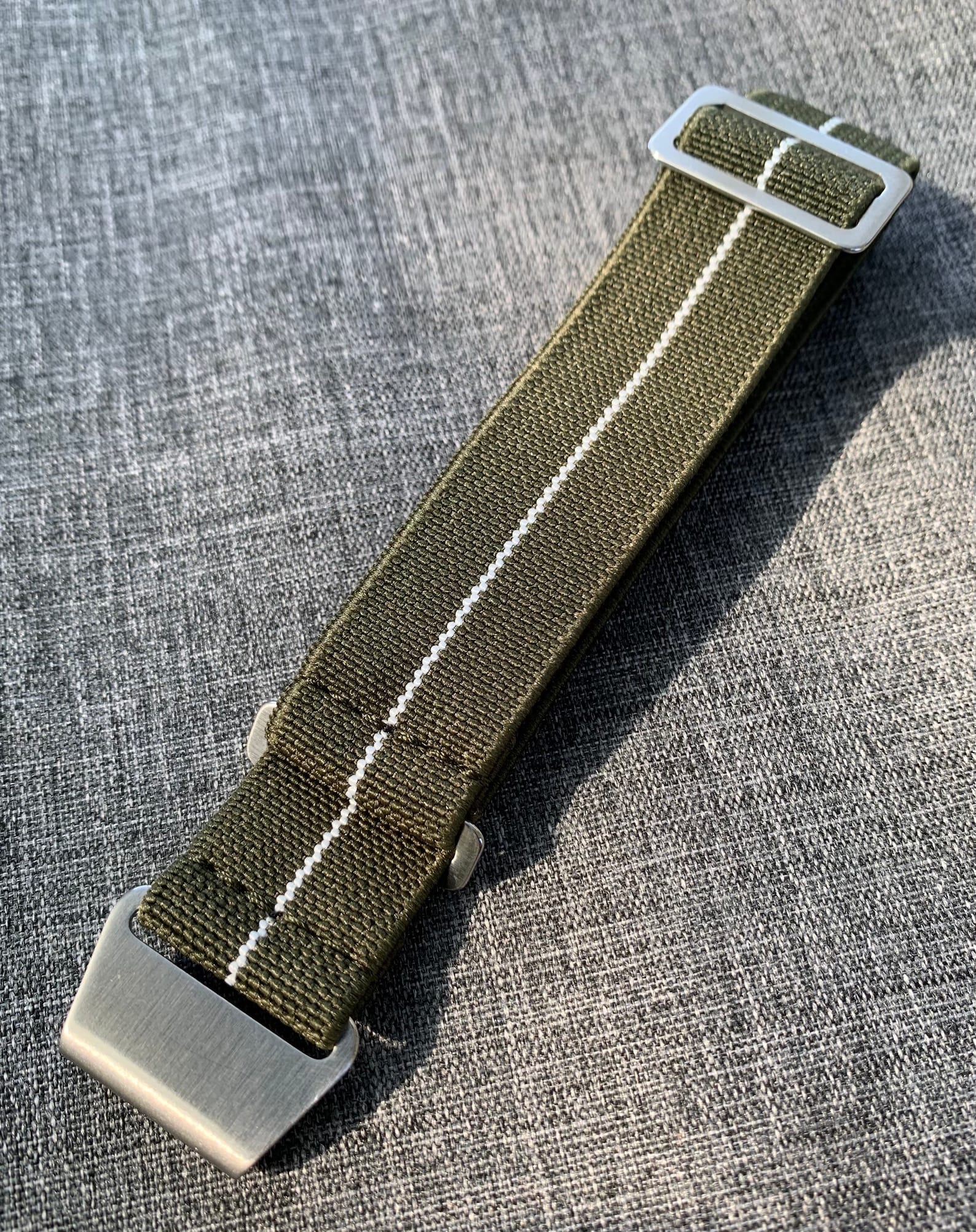 French Marine Nationale Nylon Watch Strap / Military Green | Etsy