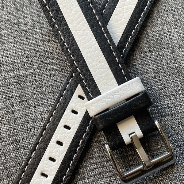 Black and White Watch Straps - Etsy