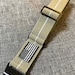 US Military / Marine Nationale Nylon Watch Strap / PVD Black Steel ...
