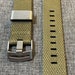 Premium Nylon Sports Strap / Military Green / Steel Hardware Kit - 20mm ...
