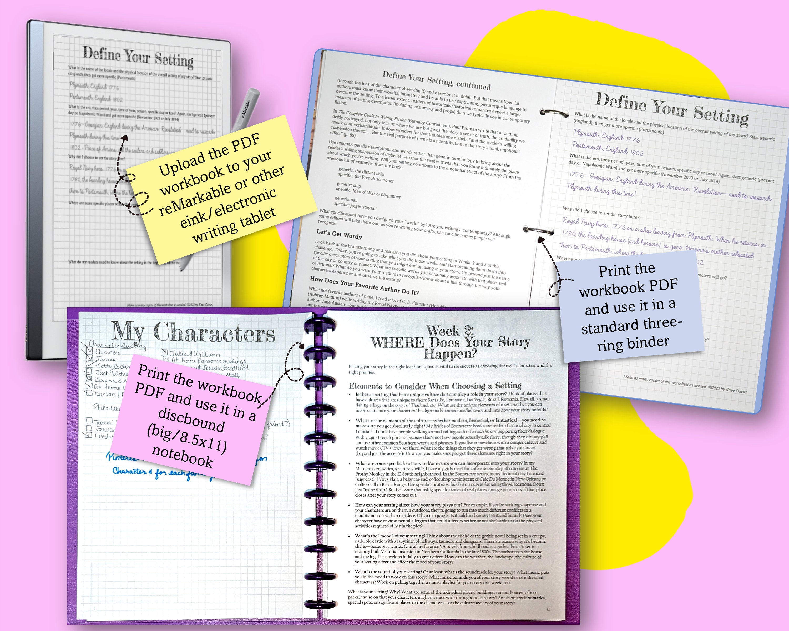 Fiction Writing Workbook | the Every Day Writing Habit Challenge ...