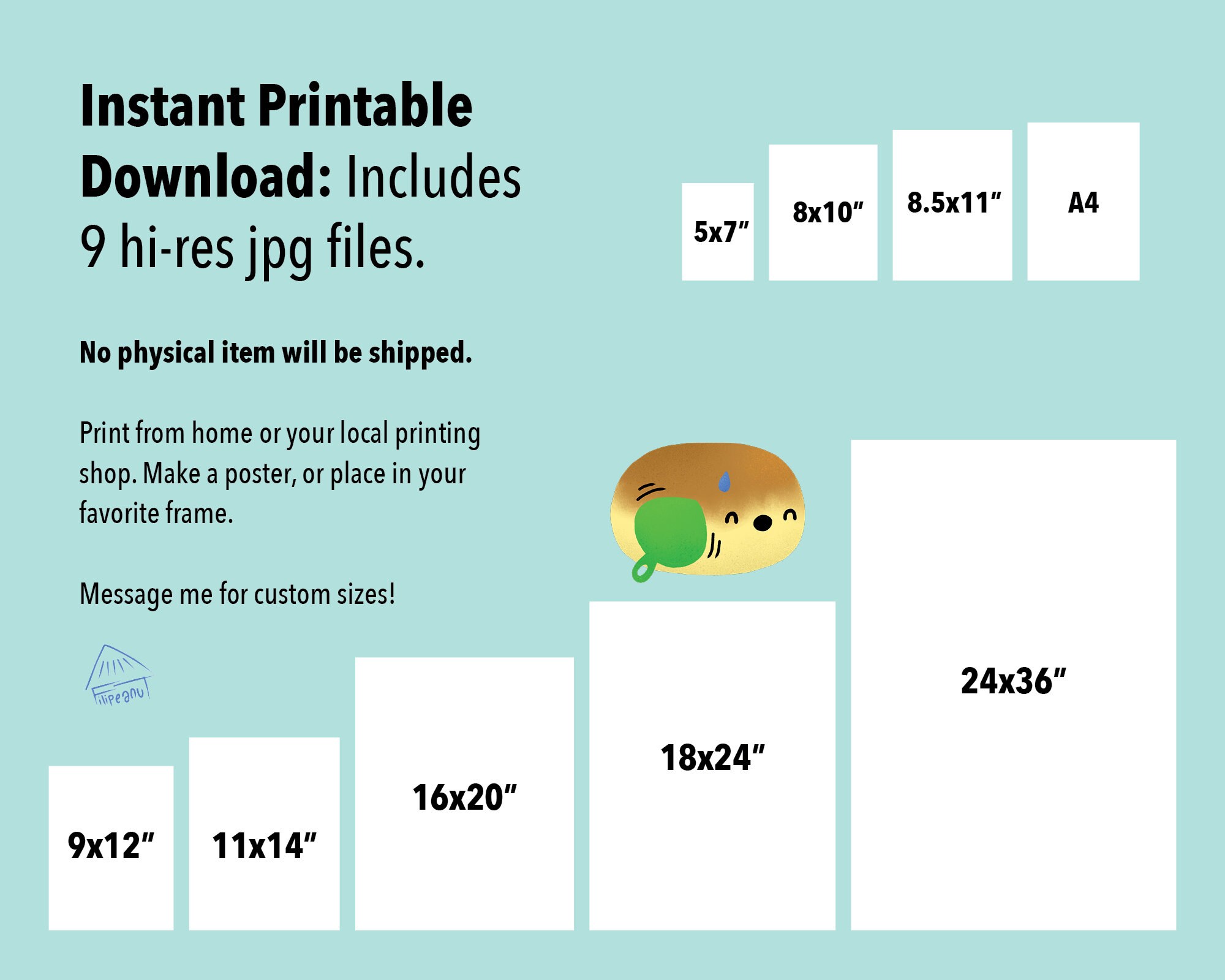 Fan De Sal Filipino Pun Printable Poster Print Art, Pan De Sal ...