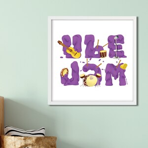 Ube Jam Filipino Food Pun Printable Wall Art - Etsy