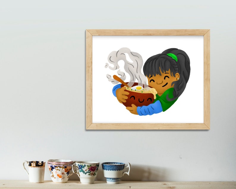 Lugaw Love Filipino Food Printable Wall Art - Etsy