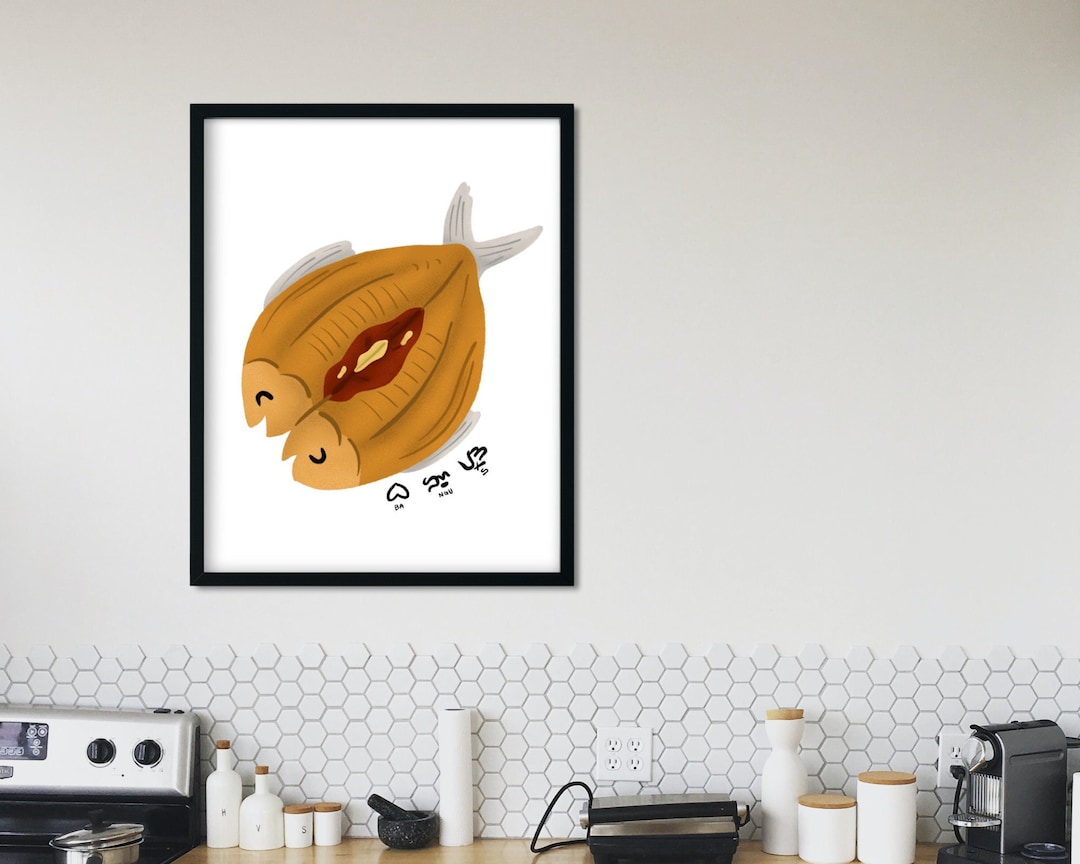Bangus in Baybayin Filipino Food Printable Wall Art - Etsy