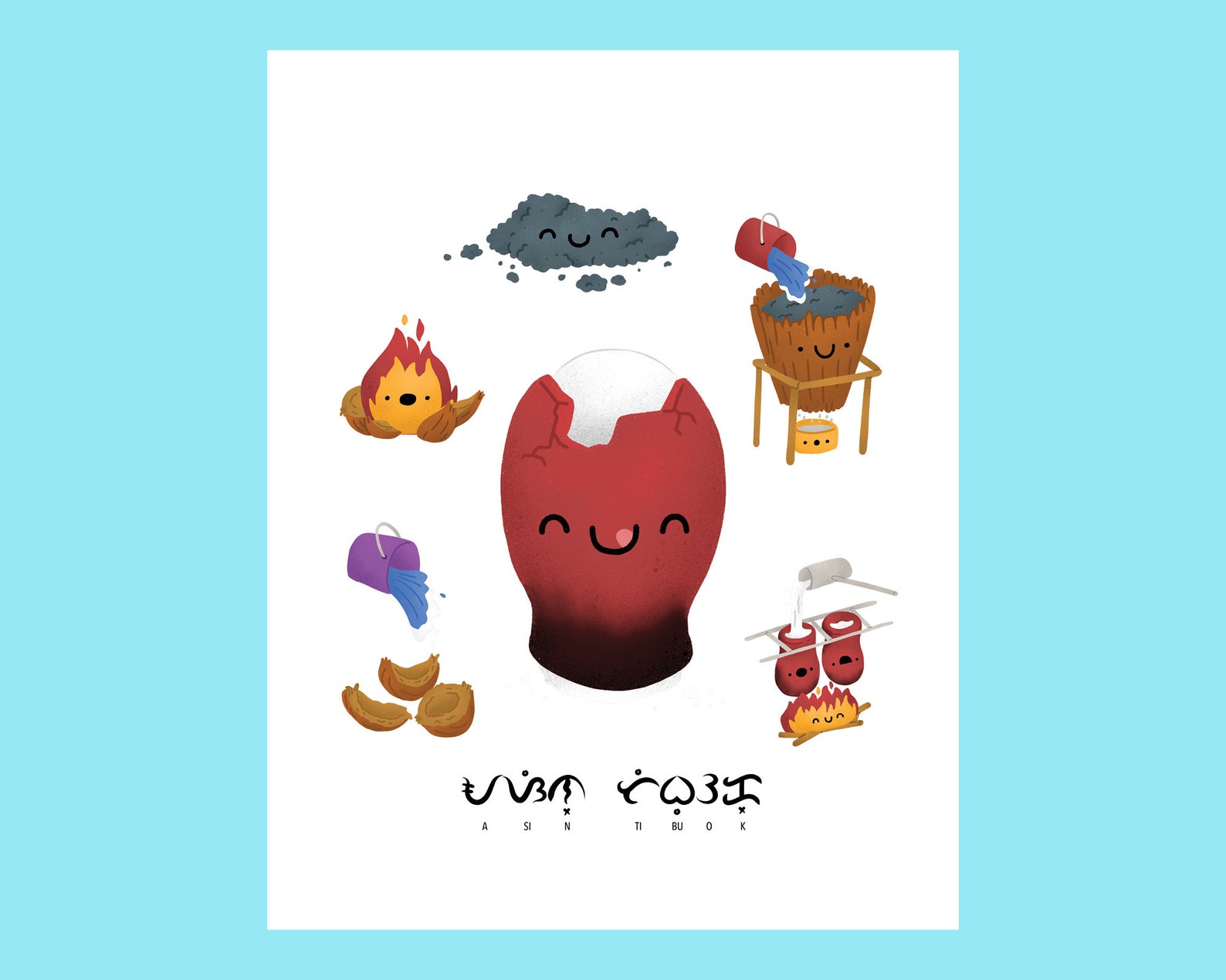 Asin Tibuok, Philippine Salt From Bohol, Baybayin Printable Art ...