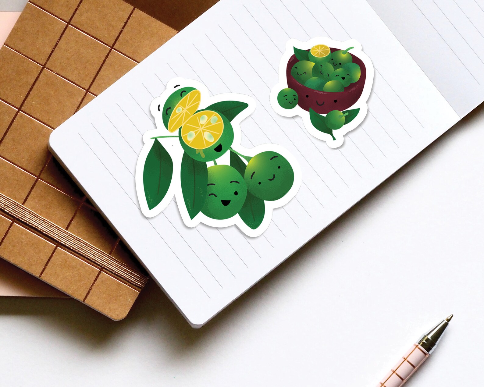 Calamansi Sticker Set, Calamansi Stickers - Etsy
