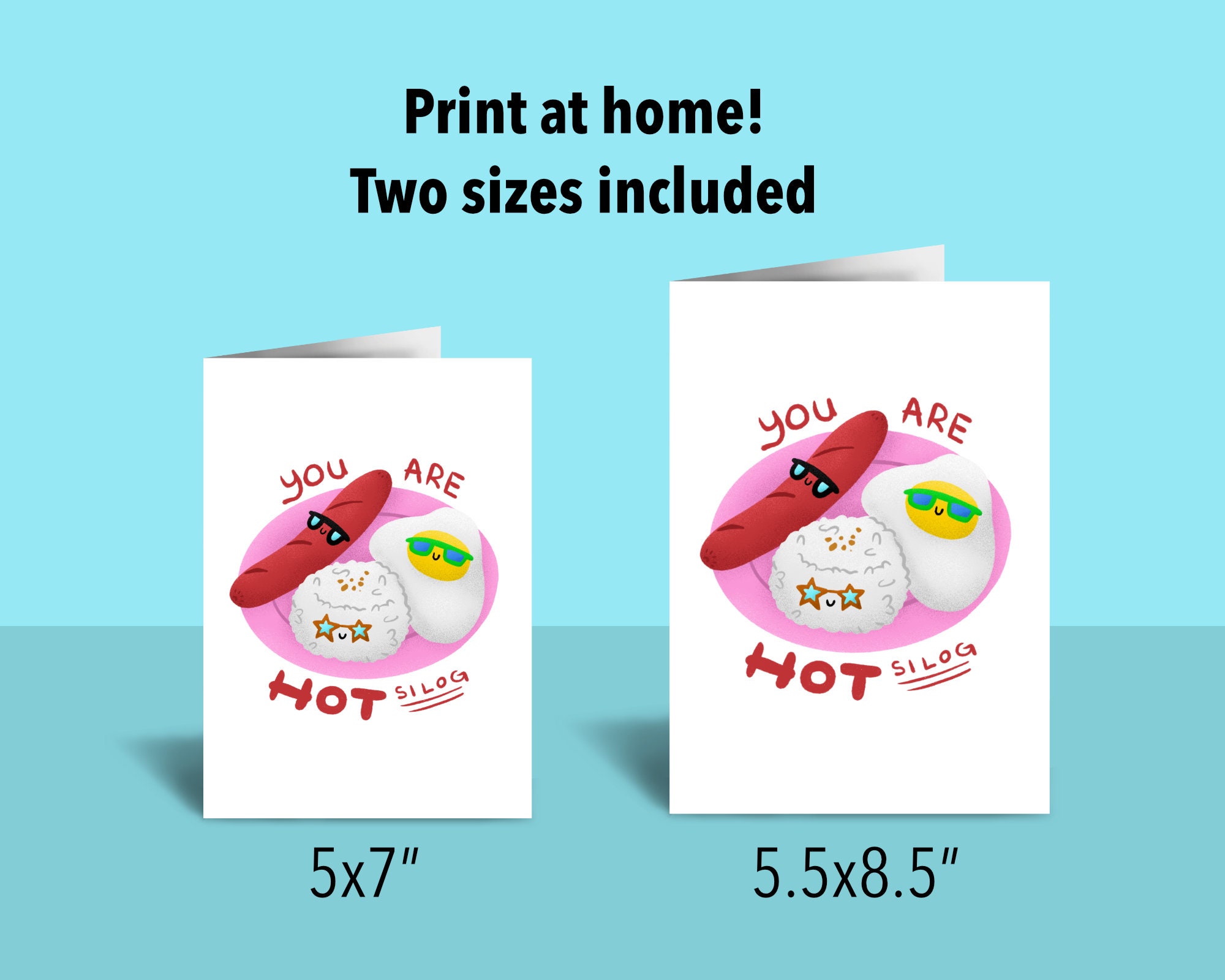 You Are Hotsilog Printable Filipino Greeting Card - Etsy