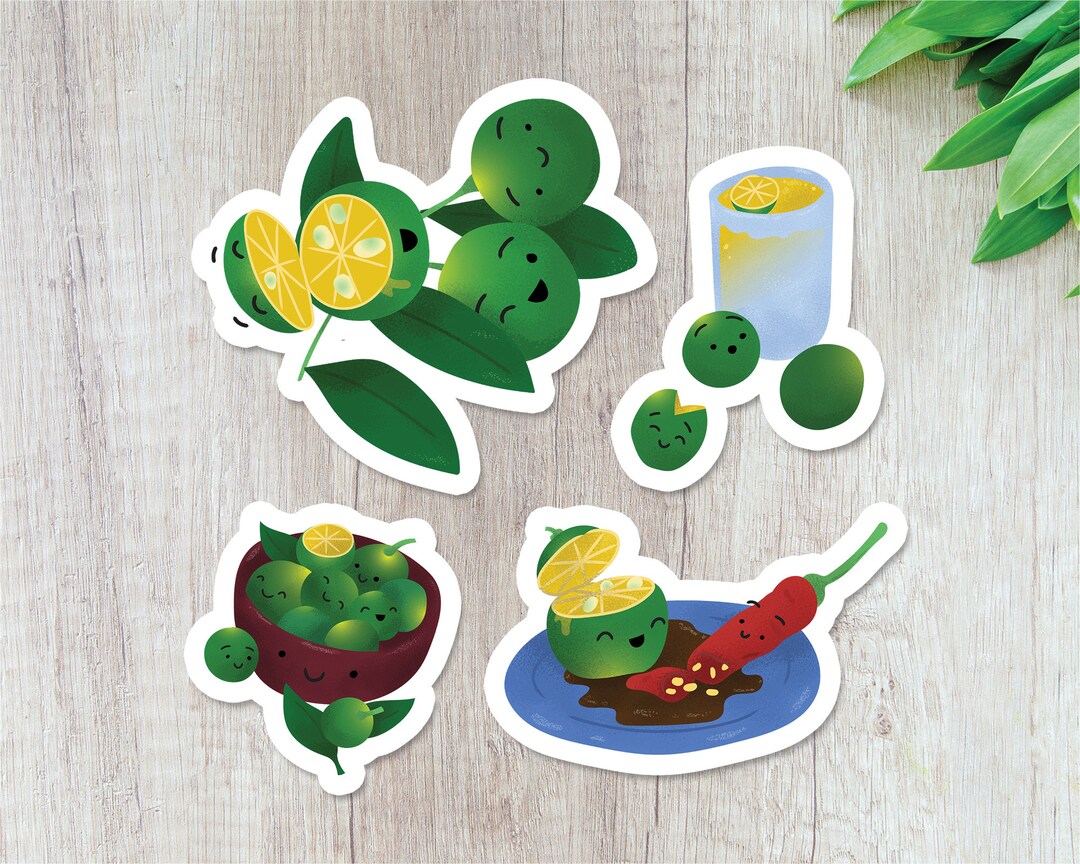 Calamansi Sticker Set, Calamansi Stickers - Etsy