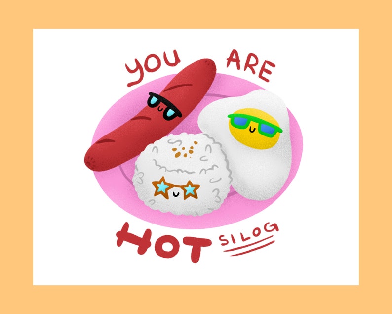 You Are Hotsilog Filipino Pun Printable Wall Art Etsy