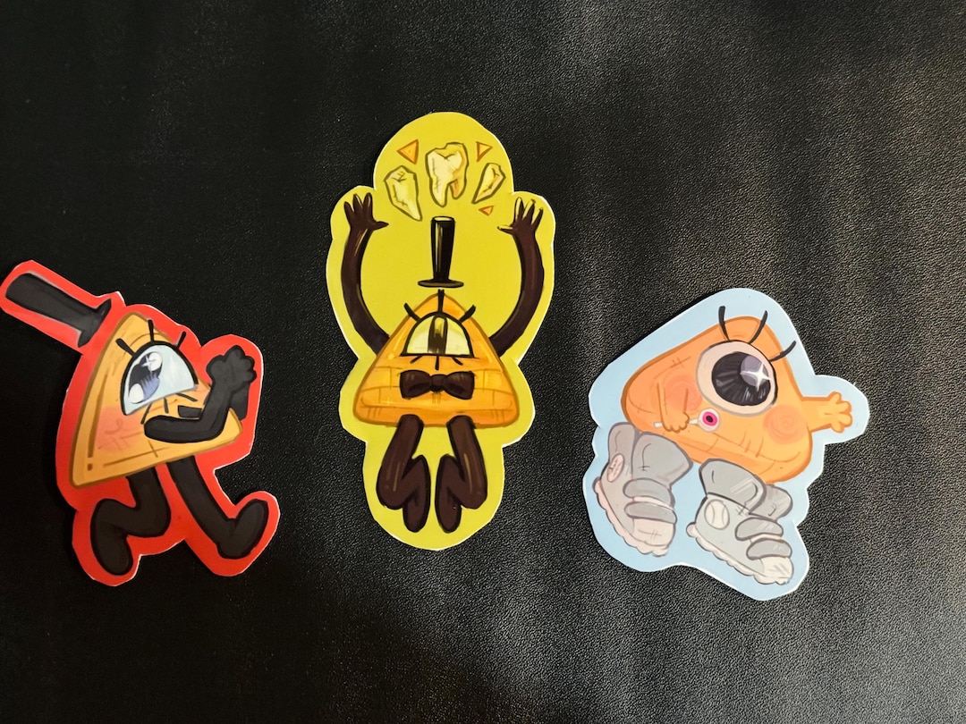 BOOK OF BILL- Bill Cipher Sticker Set (baby Bill Lalala) - Etsy