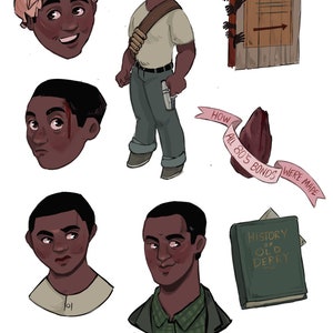 Mike Hanlon- Sticker Set - Etsy