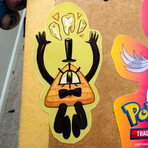 BOOK OF BILL Bill Cipher Sticker Set baby Bill Lalala - Etsy