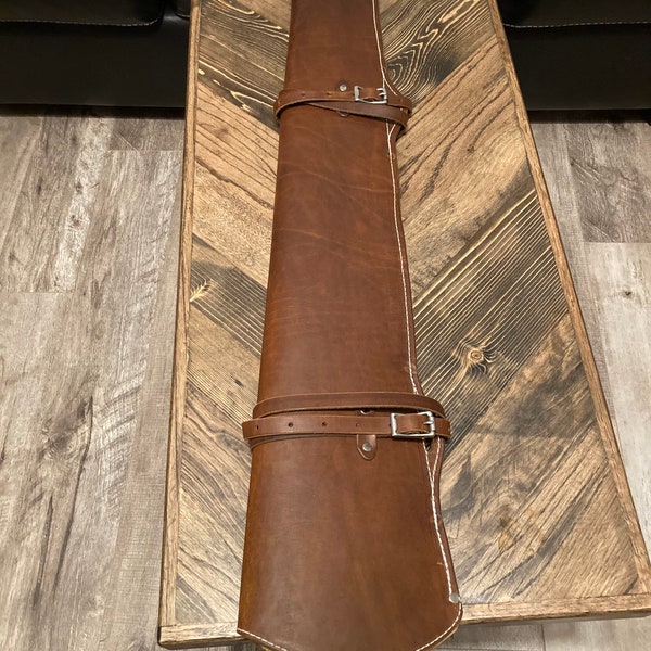 Leather Rifle Scabbard - Etsy