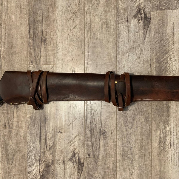 Leather Rifle Scabbard - Etsy