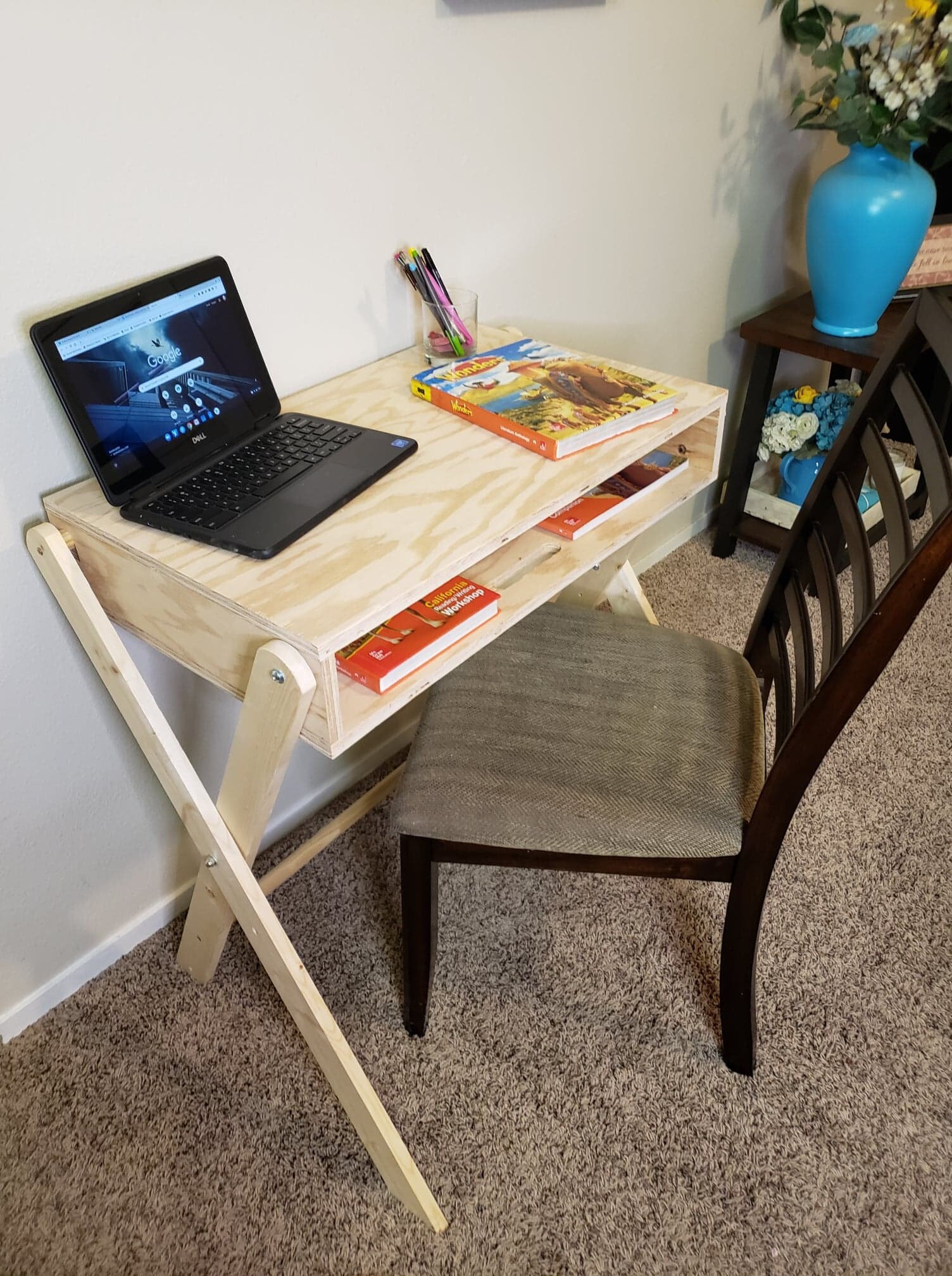 DIY Folding Desk Printable Pdf Plans | Etsy