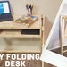 DIY Folding Desk Printable Pdf Plans - Etsy