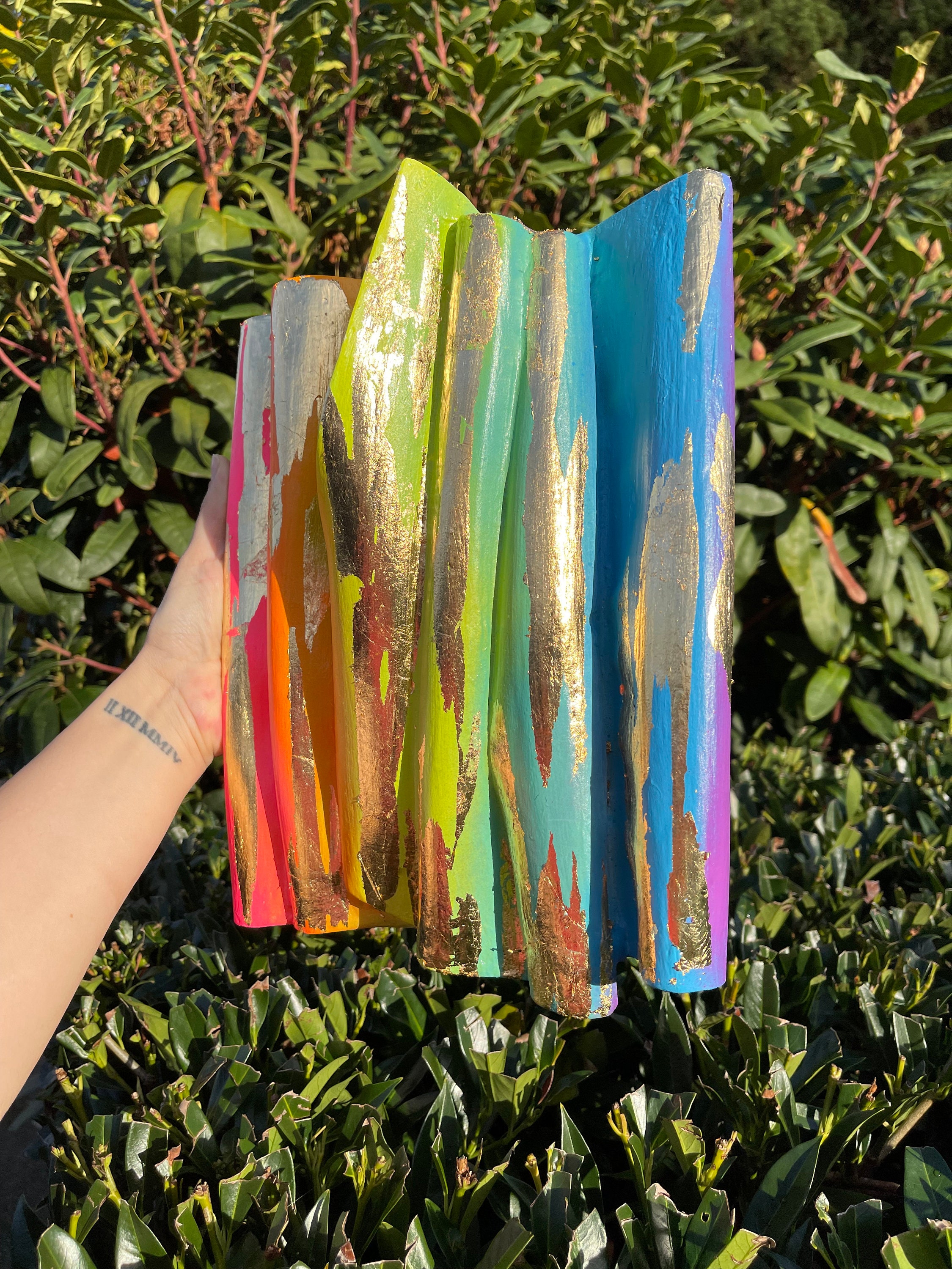 10x12 textured Rainbow - Etsy