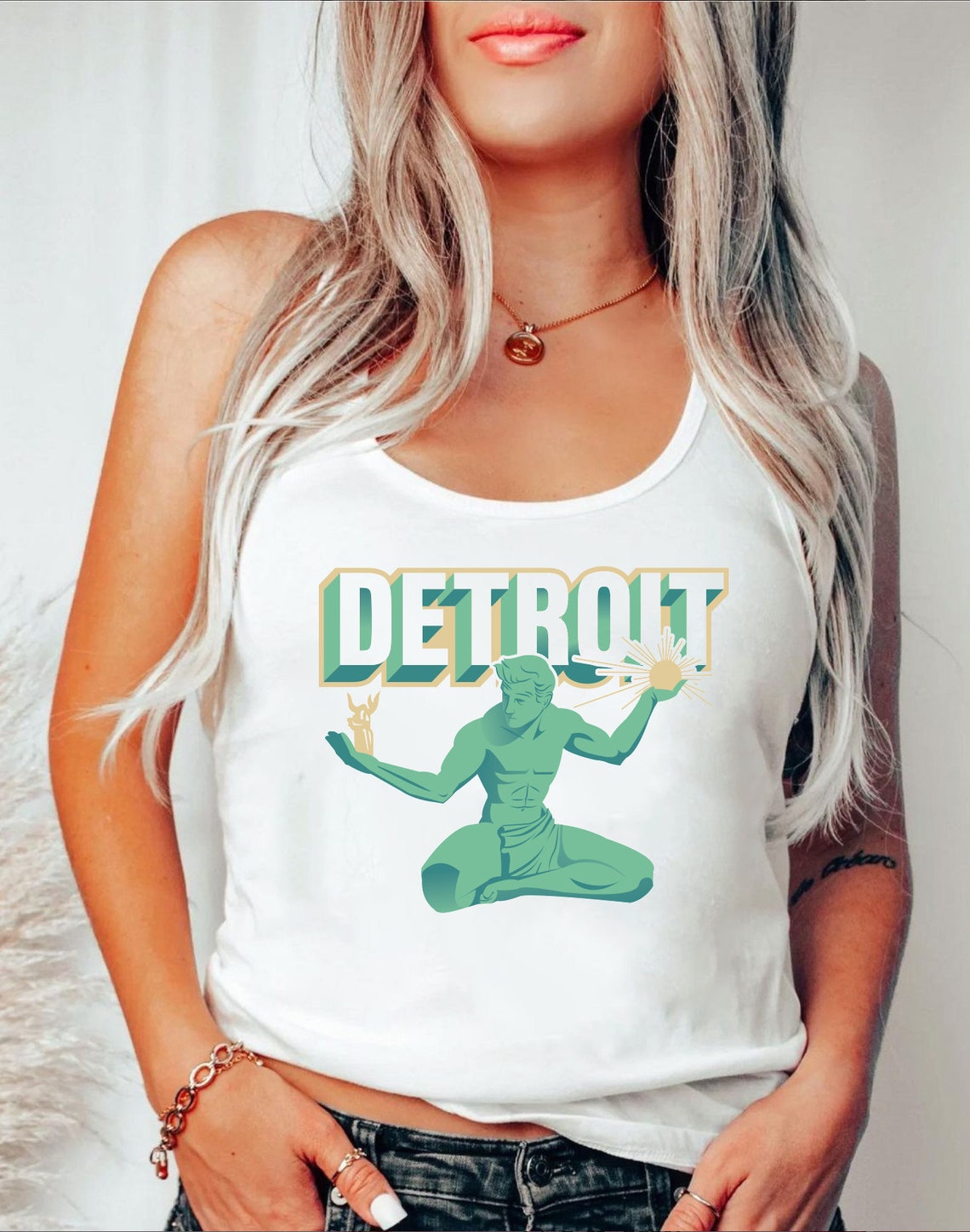 Vector Spirit of Detroit, Detroit Michigan Art, AI Vector, Michigan ...